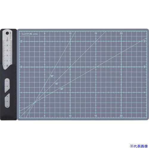 オレンジブック トラスコ中山　TRUSCOCLOVER カッティングマットE B5折りたたみ・定規付 〔品番:57857〕[ 注番:6594276]特長●環境にやさしく曲がりにくいオレフィン樹脂製のカッティングマットです。●バッグにも入るコ...