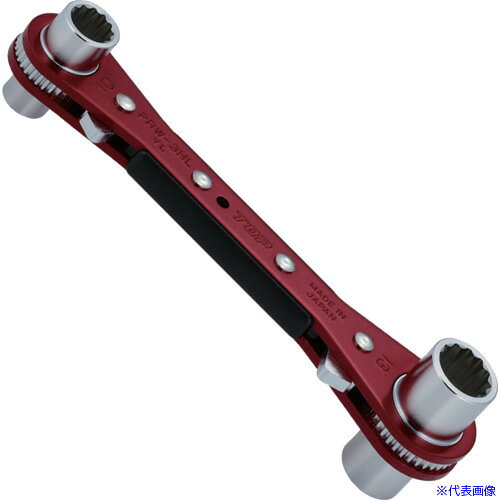 オレンジブック トラスコ中山　TRUSCOトップ工業(TOP) ラチェットレンチ ハイラッチ 8X10・12X13mm 〔品番:PRW3HL〕[ 注番:6600364]特長●1丁で4サイズに対応します。●ギア数が36枚ギアで細かい作業が可能...