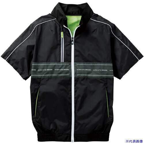 オレンジブック トラスコ中山　TRUSCOG.G. EF用半袖ブルゾン 8329−01 ブラック 4L 〔品番:83290144L〕[ 注番:6613702]特長●軽量ポリエステル素材を使用したストレスフリーな着心地です。●反射ストラップに...