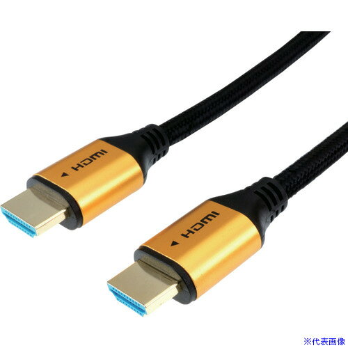 オレンジブック トラスコ中山　TRUSCOHORIC HDMIケーブル 3m メッシュケーブル ゴールド HDM30−522GB 〔品番:HDM30522GB〕[ 注番:6617906]特長●1本のHDMIケーブルを繋ぐだけで、鮮明な映像と...