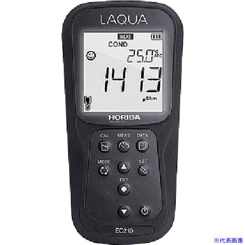オレンジブック トラスコ中山　TRUSCO堀場 ポータブル電気伝導率計 D−210C 〔品番:D210C〕[ 注番:6622199]特長●片手でカンタン操作、よりシンプルで使いやすいポータブル計です。●現場でもラボでも、見やすく、使いやすく...