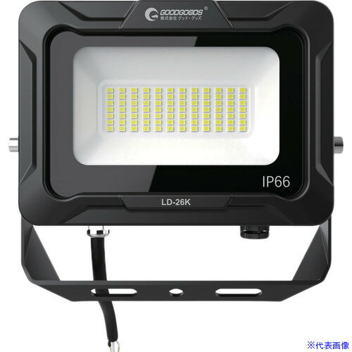 オレンジブック トラスコ中山　TRUSCOグリーンクロス LED投光器 20W 5000K昼白色 耐熱 〔品番:6300054376〕[ 注番:6637313]特長●オリジナルステーで簡単に取付ることができ、手間が省けます。●色温は5000...