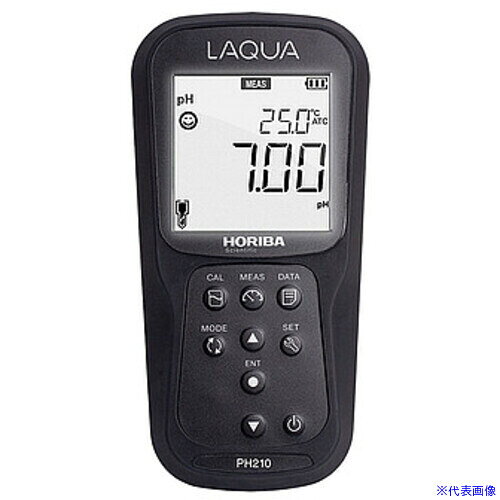 オレンジブック トラスコ中山　TRUSCO堀場 ポータブルpH計 D−210P 〔品番:D210P〕[ 注番:6652163]特長●片手でカンタン操作、よりシンプルで使いやすいポータブル計です。●現場でもラボでも、見やすく、使いやすくを追及...