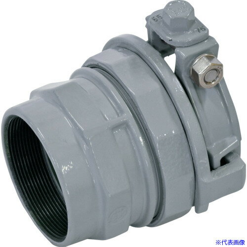 オレンジブック トラスコ中山　TRUSCOSKカワニシ 鋼管用継手 SKXめねじ付ソケット 75 〔品番:SKXMS75〕[ 注番:6741708]特長●分解不要、管を挿し込んで締めるだけで接続できます。仕様●呼び径(mm)：75●L(mm...