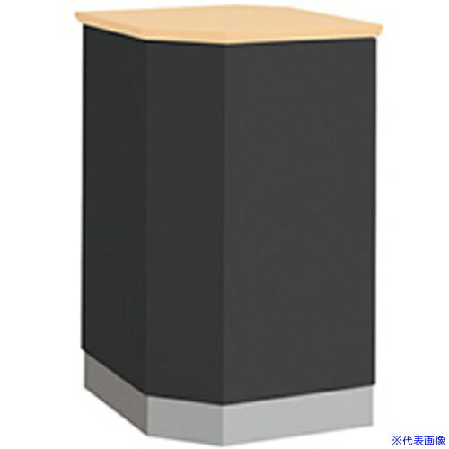 オレンジブック トラスコ中山　TRUSCONAIKI 外ハイコーナー(90°) 〔品番:XCR9090BSB〕[ 注番:6791545]特長仕様●間口(mm)：553●奥行(mm)：553●高さ(mm)：950●色：天板：シルクウッド／本体...