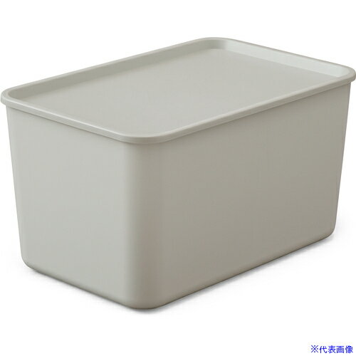 オレンジブック トラスコ中山　TRUSCOIRIS 206646 フタ付き積み重ねBOX FTB−45D ダークグレー 〔品番:FTB45DDHA〕[ 注番:6799615]特長●シンプルで使う場所を選ばない収納ケースです。●角のない丸みの...
