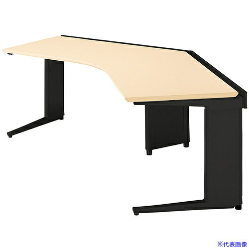 オレンジブック トラスコ中山　TRUSCONAIKI コーナーデスク(135°用) トリアス TR型/天板:シルクウッド 本体:ブラック/W2047×D1343×H720 〔品番:TRH327CTBS〕[ 注番:6808595]特長●【情報...