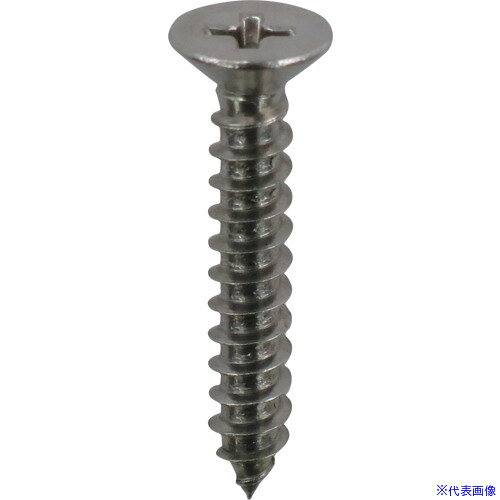 オレンジブック トラスコ中山　TRUSCODAIDOHANT ステンレス タッピングねじ 皿頭 3×25mm 約79本入 〔品番:00080505〕[ 注番:6820917]特長●薄鋼板、木材、後施工プラグなど幅広く使用できます。●頭部を取...