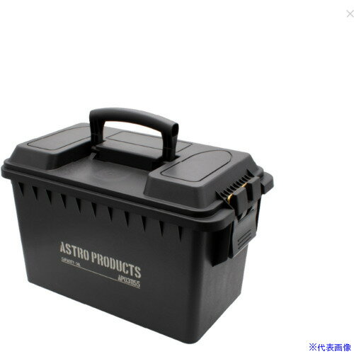オレンジブック トラスコ中山　TRUSCOアストロプロダクツ プラスチックボックス14L ブラックPB155 〔品番:2003000011555〕[ 注番:6821782]特長●弾薬ケース型プラスチック製の収納ボックスです。●バックルには南...