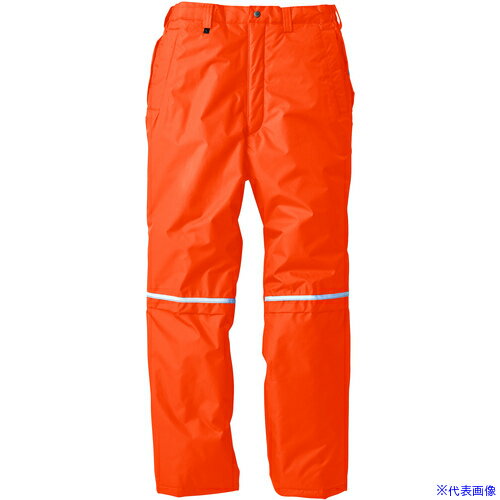 オレンジブック トラスコ中山　TRUSCOジーベック 防水防寒パンツ580-82-S 〔品番:58082S〕[ 注番:6836177]特長●裏アルミとボリューム中綿使用で高い保温性がある防水防寒服です。用途●作業全般用。仕様●色：オレンジ●...