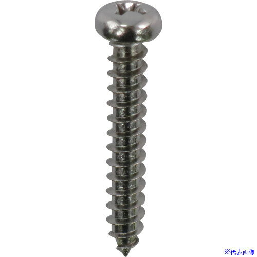 オレンジブック トラスコ中山　TRUSCODAIDOHANT ステンレス タッピングねじ 鍋頭 4×20mm 約65本入 〔品番:00080587〕[ 注番:6836691]特長●薄鋼板、木材、後施工プラグなど幅広く使用できます。●一般的な...