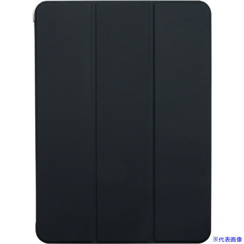 オレンジブック トラスコ中山　TRUSCOBUFFALO iPad10.9用ハイブリッドレザーケース ブラック 〔品番:BSIPD22109CHLBK〕[ 注番:6841654]特長●背面クリア、薄型・軽量で守る ●フラップがスタンドに変身...