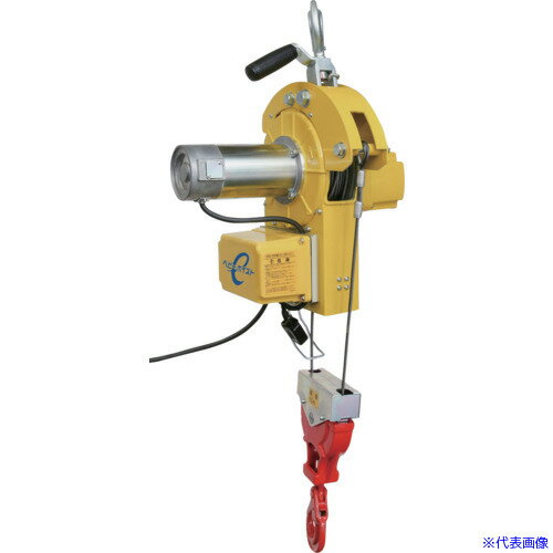 オレンジブック トラスコ中山　TRUSCOTKK ベビーホイスト 460kg 10m 〔品番:DBE820〕[ 注番:6863350]特長●ワイヤのたるみや、ぐず巻きなどの原因による逆巻きを、発生と同時に自動的に停止します。用途●重量物を垂...