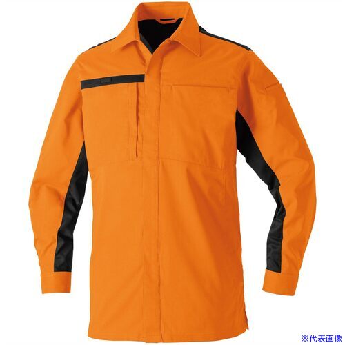 オレンジブック トラスコ中山　TRUSCO桑和 長袖シャツ オレンジ 8L 〔品番:952802748L〕[ 注番:6918787]特長仕様●色：オレンジ●サイズ：8L●着丈(cm)：72●胸囲(cm)：160●袖丈(cm)：63●肩幅(c...