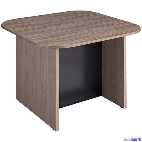 オレンジブック トラスコ中山　TRUSCONAIKI キャビネットカウンター スクエアタイプ CF型/脚:ショコラアッシュ/天板:ショコラアッシュ 幕板:ブラック/W1400×D1400 〔品番:CFH1414NCACAB〕[ 注番:693...