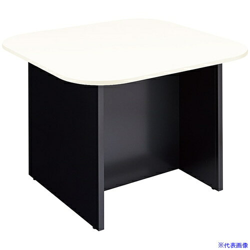 オレンジブック トラスコ中山　TRUSCONAIKI キャビネットカウンター スクエアタイプ CF型/脚:ブラック/天板:ホワイト 幕板:ブラック/W1400×D1400 〔品番:CFH1414NBHB〕[ 注番:6932149]特長●空間...