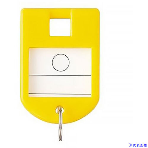 オレンジブック トラスコ中山　TRUSCOIRL キーホルダー 黄 〔品番:006328〕[ 注番:6935598]特長仕様●縦(mm)：40●横(mm)：28●厚さ(mm)：6●色：黄仕様2●●サイズ:縦40×横28×厚み6mm材質/仕上...