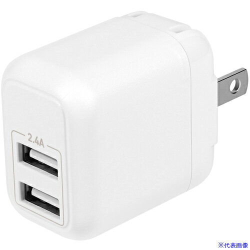 オレンジブック トラスコ中山　TRUSCOOwltech コンパクトなサイズなのに最大12W出力 USB Type−A×2 AC充電器 〔品番:OWLAC12WA2RWH〕[ 注番:6938465]特長●【コンパクトなAC充電器】本製品は最...