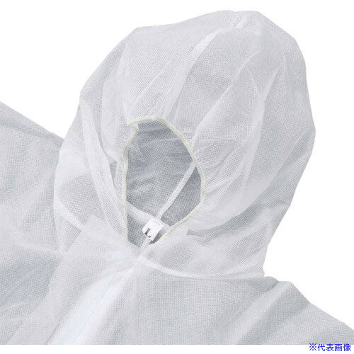 オレンジブック トラスコ中山　TRUSCOIRL 不織布つなぎ服 目付45g M 〔品番:JS001〕[ 注番:6942820]特長●密閉性があります。仕様●色：白●サイズ：M●適合胸囲(cm)：126●着丈(cm)：170●袖丈(cm)：...