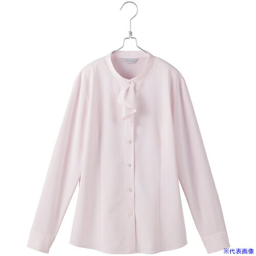 オレンジブック トラスコ中山　TRUSCOピエ 長袖ブラウスHCB4121 ピンク 7 〔品番:HCB41210387〕[ 注番:6946113]特長●日本製生地使用　●無地用途●事務服　●営業　●飲食サービス　●カーディーラー　●ホテル・...