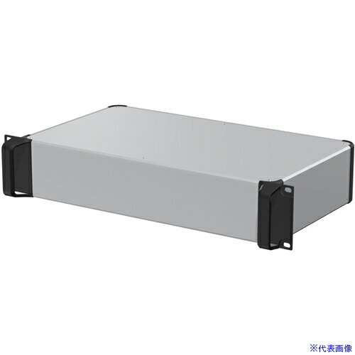 オレンジブック トラスコ中山　TRUSCOタカチ ラックマウントケース 〔品番:AUXR1334343HSB〕[ 注番:6950020]特長●外枠4面がアルミ押出材の側板で構成された取手付の19インチラックマウントケースです。●フラットな外...
