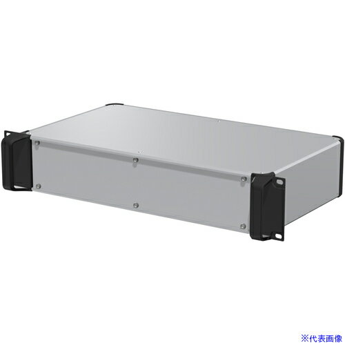 オレンジブック トラスコ中山　TRUSCOタカチ パネル脱着ラックマウントケース 〔品番:AUPR884325HSB〕[ 注番:6960418]特長●パネルの付け外しが可能な19インチラックにマウント出来る取手付ラックケースです。●筐体内部...