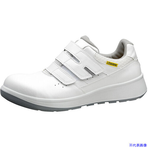 オレンジブック トラスコ中山　TRUSCOミドリ安全 静電セフティスニーカー G4シリーズ(人工皮革・バンドタイプ) G4595静電ホワイト 25.5cm 〔品番:G4595SEIDENW25.5〕[ 注番:6961456]特長●耐滑性とフ...