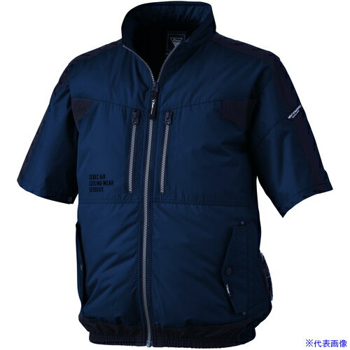 オレンジブック トラスコ中山　TRUSCOXEBEC 空調服半袖ブルゾンXE98033−19−S ディープネイビー 〔品番:XE9803319S〕[ 注番:6964107]特長●内側に3つのメッシュポケットを追加し、保冷剤による冷却効果で炎...