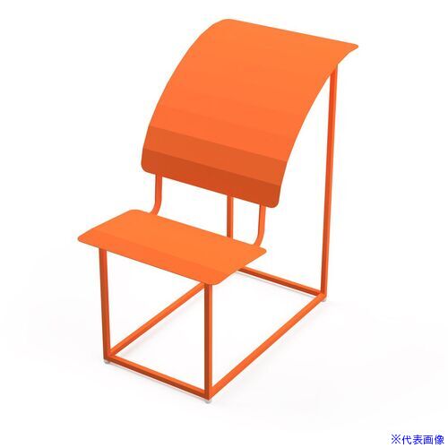 オレンジブック トラスコ中山　TRUSCOミヅシマ ベンチ ノバシス ポジティブオレンジ 〔品番:2470020〕[ 注番:6964655]特長●背筋を伸ばすストレッチによる気分転換とリフレッシュが可能な1人掛けベンチです。●フレーム構造に...