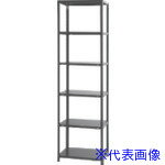 オレンジブック トラスコ中山　TRUSCO北島 スマートラック NSTR−724 6段 ブラック 450X300X2100 〔品番:51060072402〕[ 注番:6967076]特長●支柱正面に穴が少なくデザインにこだわった軽量ラックで...