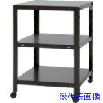 オレンジブック トラスコ中山　TRUSCO北島 スマートラック NSTR−K236 3段 ブラック 600X400X750 〔品番:51070023602〕[ 注番:6968664]特長●支柱正面に穴が少なくデザインにこだわった軽量ラックで...