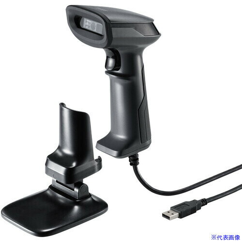 オレンジブック トラスコ中山　TRUSCOSANWA 2次元バーコードリーダー(スタンド付き・QRコード対応) 〔品番:BCR2D10GY〕[ 注番:6971424]特長仕様●適合コード：【1次元】JAN（EAN-8、EAN-13）、EAN...