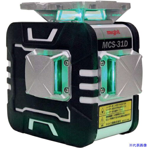 オレンジブック トラスコ中山　TRUSCOマイト マイティライン 本体+受光器MK−404G/セット 〔品番:MCS31DR〕[ 注番:6971825]特長●1光源360度コーンプリズム●指示精度7.5m±1.0mm●ダイレクトグリーンレー...