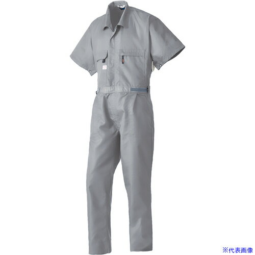 オレンジブック トラスコ中山　TRUSCOAUTO−BI SS(春夏)モデル 空調つなぎ服(R)(半袖)9821 007グレー Sサイズ 〔品番:9821007S〕[ 注番:6974777]特長●襟元の調整紐を使用し、空気の出入口をより大き...