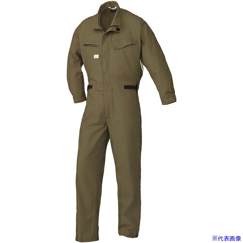 オレンジブック トラスコ中山　TRUSCOAUTO−BI SS(春夏)モデル 空調つなぎ服(R)9850 013アーミーグリーン 4Lサイズ 〔品番:98500134L〕[ 注番:6974785]特長●襟元の調整紐を使用し、空気の出入口をよ...