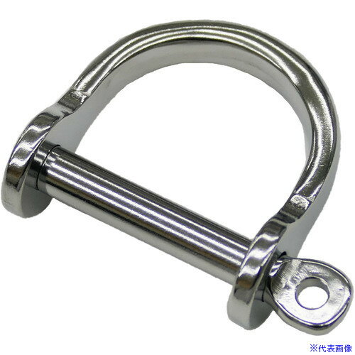 オレンジブック トラスコ中山　TRUSCO水本 ステンレス ワイド半丸シャックル 長さ25mm内幅28mm JANコードラベル付き 〔品番:A3141〕[ 注番:6977908]特長●ネジシャックルよりも手軽に使用出来ます。●従来のシャック...
