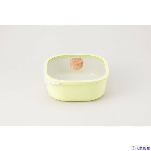 オレンジブック トラスコ中山　TRUSCOIwatani スクエアポット20 イエロー 〔品番:CBASP20Y〕[ 注番:6979303]特長●裏についた4つの溝が、カセットこんろのごとくにはまり安定して使用可能です。●位置調整の煩わしさ...