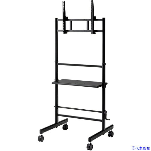 オレンジブック トラスコ中山　TRUSCOHAMILEX ハンドル昇降式ディスプレイスタンド 〔品番:PL3116B〕[ 注番:6988650]特長●ディスプレイを取付けたまま高さを上下に動かすことが出来ます。用途●テレビ会議　学校の授業に...