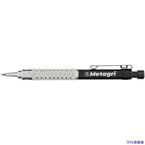 オレンジブック トラスコ中山　TRUSCOたくみ ノック式鉛筆 Metagri(メタグリ) 〔品番:7815〕[ 注番:6991839]特長●油脂に強いローレットグリップ。●強い金属製ボディ。●便利なノック式ホルダー。●ノック部に芯削り付。...