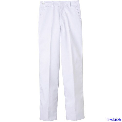 オレンジブック トラスコ中山　TRUSCOサンペックス 調理ズボン メンズ 厨房用 給食 制服 ユニフォーム ホワイト 82 〔品番:FH43082〕[ 注番:6992500]特長●厨房や給食センターなど、衛生管理が求められる現場に最適な定...