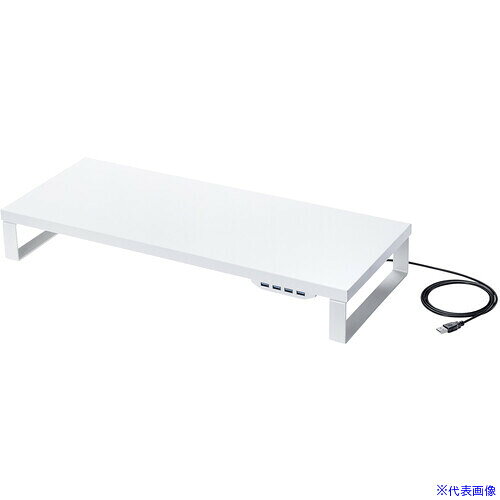オレンジブック トラスコ中山　TRUSCOSANWA USBハブ付モニター台 ホワイト 〔品番:MRLC215W〕[ 注番:7002524]特長●液晶ディスプレイ下の空間を有効活用できます。●前面にUSBハブが組み込まれており、マウスやキー...