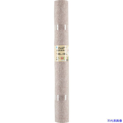 オレンジブック トラスコ中山　TRUSCOワタナベ 室内マット 吸着ぴたマットループ ベージュ 90cm×180cm 〔品番:KPLBE9018〕[ 注番:7004302]特長●裏面吸着加工で、床面にピタっと吸着、動きません。●お部屋の広さ...
