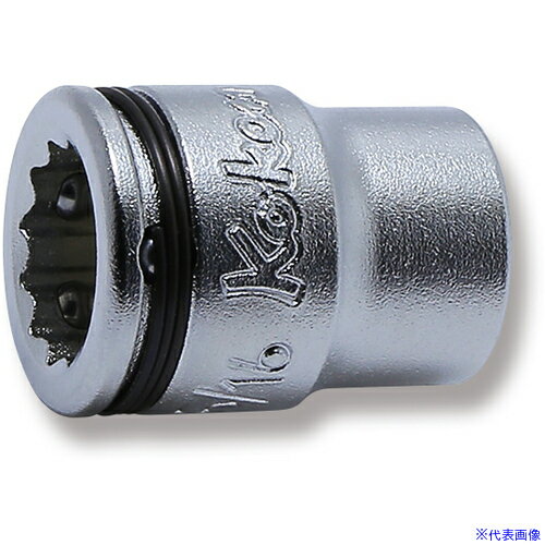 オレンジブック トラスコ中山　TRUSCOKo−ken 6.35mm差込 12角ナットグリップソケット 7/16” 〔品番:2455AS716〕[ 注番:7004359]特長●ナットグリップソケットです。仕様●差込角(mm)：6.35●対辺...