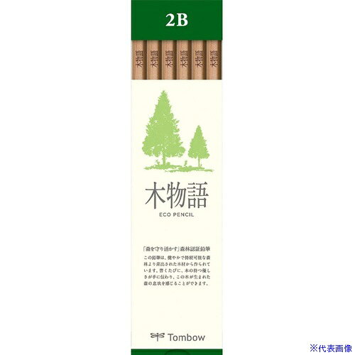 オレンジブック トラスコ中山　TRUSCOTombow 鉛筆 S木物語 2B 〔品番:LAKS2B〕[ 注番:7006300]特長●「森を守り活かす」未来の森を想って生まれた森林認証鉛筆です。仕様●芯硬度：2B●色：墨仕様2●仕様：六角軸、...