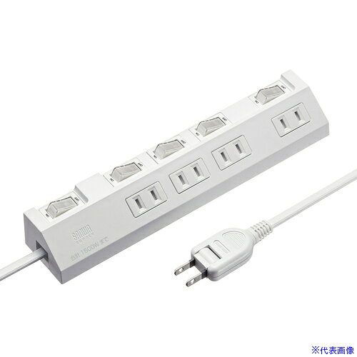オレンジブック トラスコ中山　TRUSCOSANWA タップ 節電タップ 〔品番:TAPS291W〕[ 注番:7010145]特長●個別スイッチにより、機器ごとのON・OFFが可能なため、必要でない機器をこまめにOFFにすることで待機電力を...