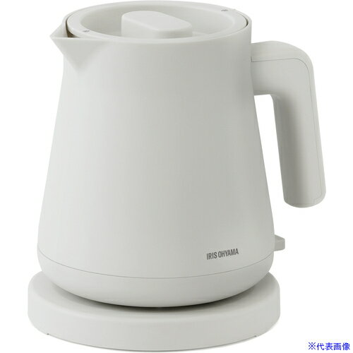 オレンジブック トラスコ中山　TRUSCOIRIS 202601 電気ケトル オフホワイト 〔品番:IBKT800W〕[ 注番:7013165]特長●カップ1杯（140mL）約60秒でスピード沸騰、シンプル機能で使いやすい電気ケトルです。●...