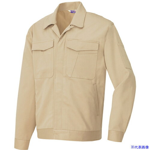 オレンジブック トラスコ中山　TRUSCOアイトス 長袖ジャンパー(配色なし)AZ777 ベージュ SS 〔品番:AZ777002SS〕[ 注番:7016664]特長●無地バージョン（配色なし）●綿100％の優しい肌触りで、すぐれた吸汗性と...