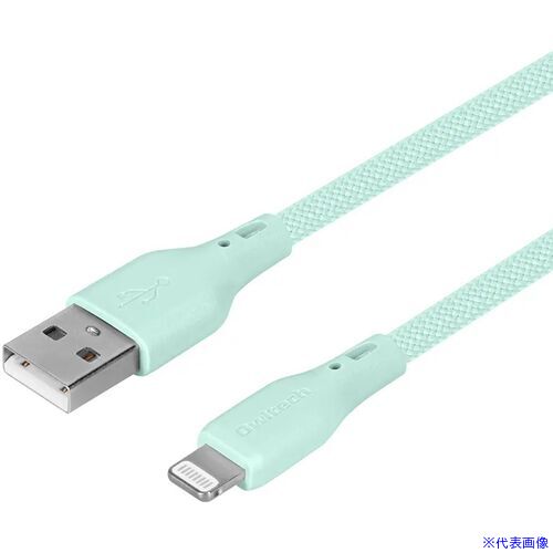 オレンジブック トラスコ中山　TRUSCOOwltech シリコンメッシュケーブル 耐屈曲3万回以上 急速充電2.4A アイスブルー 〔品番:OWZCBSRLA15BLA〕[ 注番:7047315]特長●超やわらかで断線に強い、シリコンメッ...