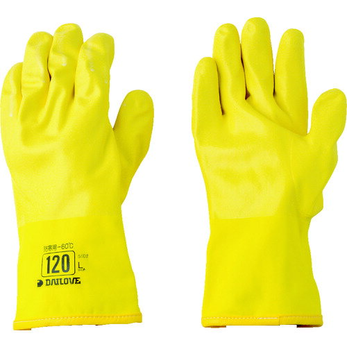 オレンジブック トラスコ中山　TRUSCODAILOVE 防寒用手袋 ダイローブ120(L) 〔品番:D120L〕[ 注番:7219113]特長●-60℃環境下でも硬くならないポリウレタンを使用した防寒用手袋です。●インナー分離タイプです。...