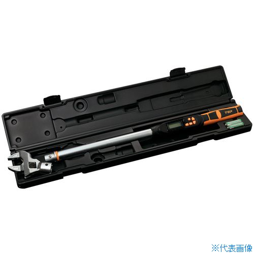 オレンジブック トラスコ中山　TRUSCOトップ工業(TOP) モンキ形デジタルトルクレンチ 調整範囲68〜340N・m 〔品番:DH34022BN〕[ 注番:7225806]特長●右方向、左方向の両方向を測定できます。●LCDバックライト...